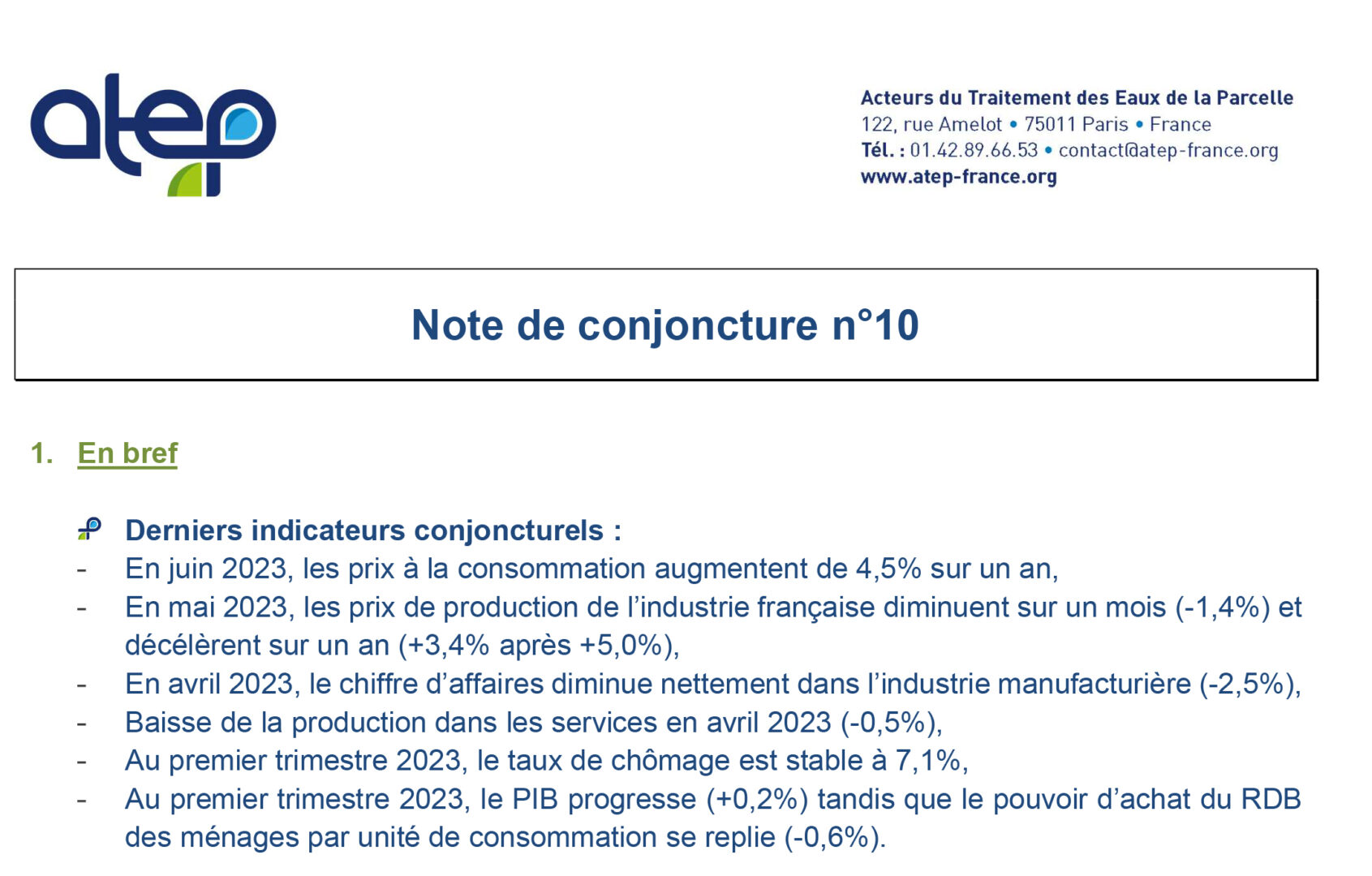 ATEP. Acteurs du Traitement des Eaux de la Parcelle